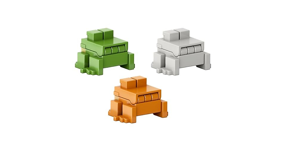 Minecraft Frogs Action Figure 3-Pack | Build End Portal