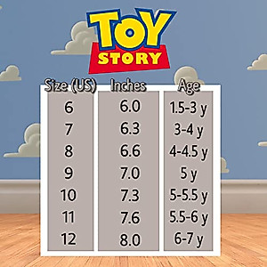 Bazillion Dreams Disney Toy Story Boy's Lighted Athletic Sneaker (Toddler), Blue, Size 6