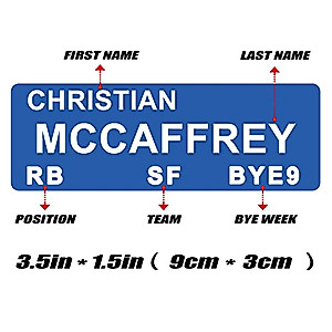 Happy Aplenty Fantasy Football Draft Board 2023-2024 14 Team x 20 Round Fantasy Football Draft Kit 2023-2024 with 500+Player Labels and Blank Labels Including 2023 Top Rookie Schedule