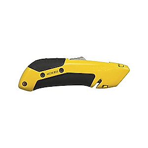 Klein Tools 44136 Utility Knife, Heavy Duty Self-Retracting Box Cutter and Crafting Knife with No-Slip Grip, Wire Stripping and Lanyard Hole