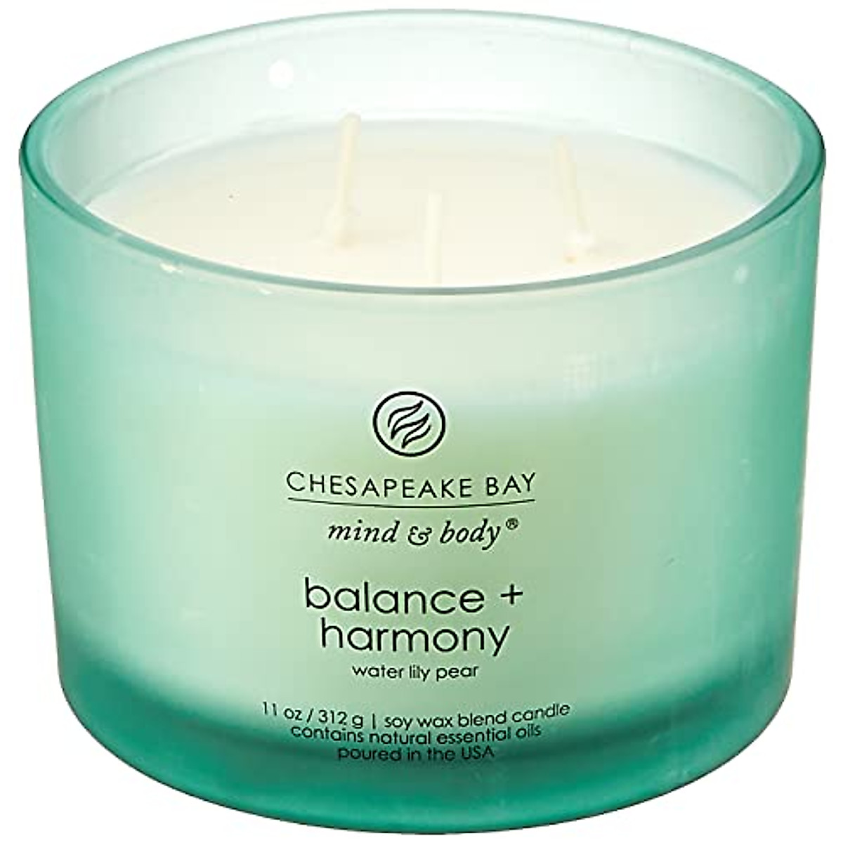 Chesapeake Bay Candle Scented Candle, Balance + Harmony (Water Lily Pear), Coffee Table