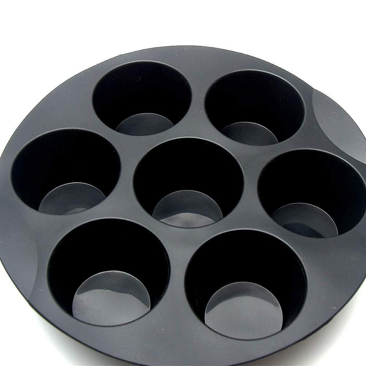 Air Fryer Accessories, 18cm or 21cm Air Fryer Silicone Cupcake Mold, Universal Chocolate Muffin Cake Mold(18cm)