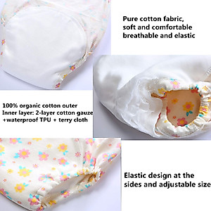 Tiger007 4 Pack Cotton Potty Training Pants for Boys Girls, Learning Designs Training Underwear Pants 12M-4T (12 Month, D)