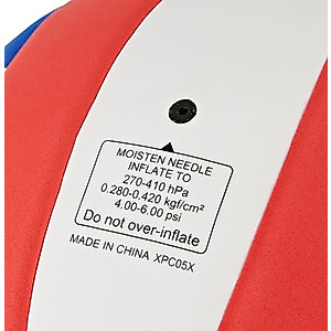 Mikasa Competitive Class Volleyball (Red/White/Blue)