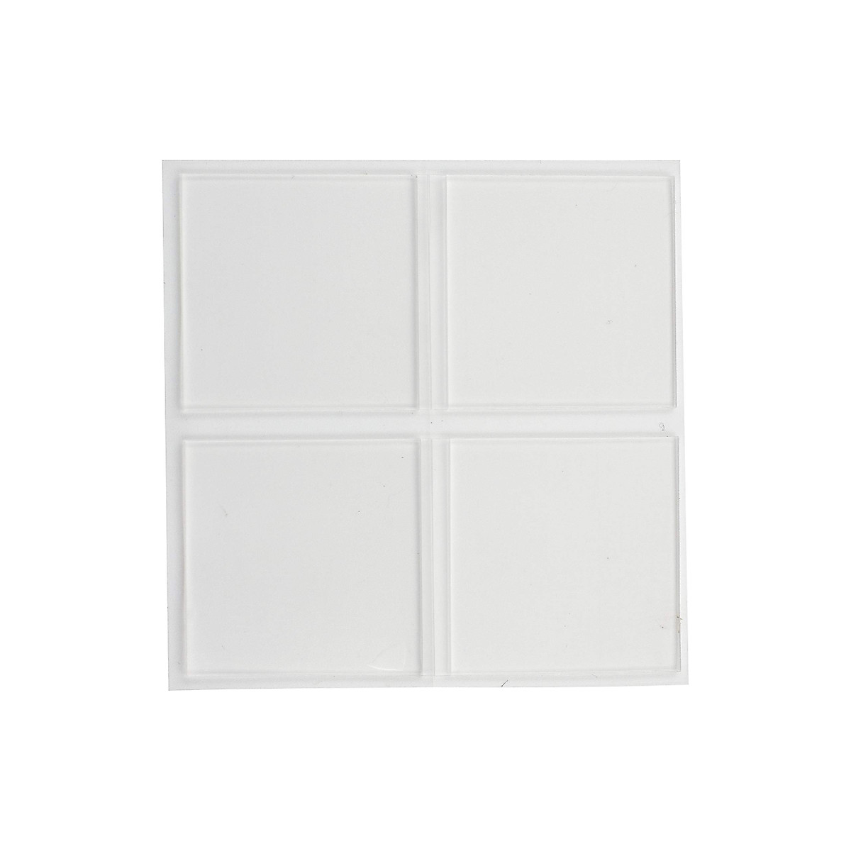 Gorilla Tough & Clear Double Sided Tape Squares, 24 1" Pre-Cut Mounting Squares, Clear, (Pack of 1)