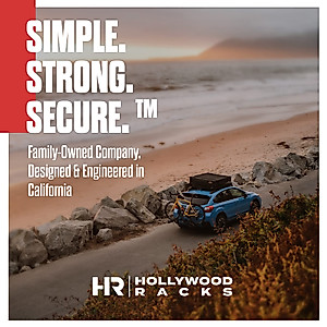 Hollywood RV Rider Hitch Bike Rack for 2 E-Bikes up to 80 lbs Each - Premium Electric Bike Rack for RV, Fifth Wheel, Flat Towed Vehicle - Durable for Standard and Fat Tire Bikes