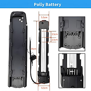 BAFANG Electric Bike Battery 48V 52V 13Ah 17.5Ah 20Ah Ebike Lithium Ion Battery with Charger and Key 500W 750W 1000W 1500W Motor AW and Other Motors