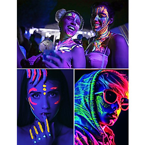 L LOHAS LED Black Light Bulbs, BR30 LED Black Light Bulb Glow in the Dark, 12W Halloween Blacklight Bulb UV 120WEquiv,UVA385-400nm, Black Light Bulbs for Glow Party Body Paint Fluorescent Poster,2Pack