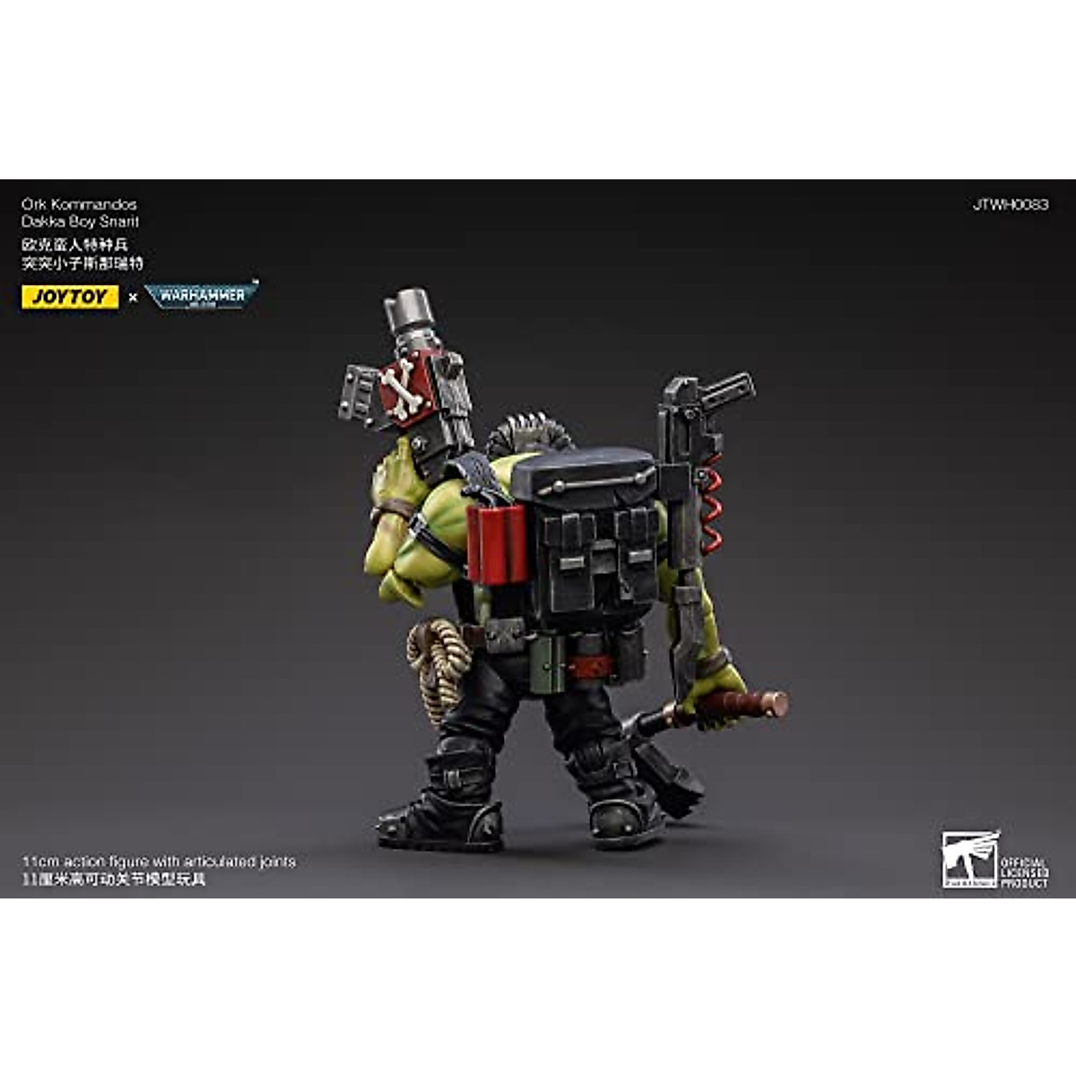 BLOOMAGE JOYTOY (BEIJING) TECH Warhammer 40K: Ork Kommandos Dakka Boy Snarit 1:18 Scale Action Figure
