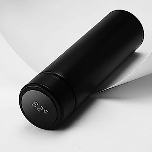 Stainless Steel Thermos, Smart Sports Water Bottle with LED Temperature Display ,Double Wall Vacuum Insulated Water Bottle, Stay Hot for 24 Hrs, Cold for 24 Hrs