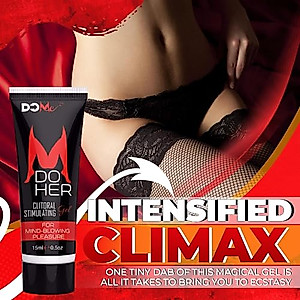 BLOWOUT! Do Me Premium Female Arousal Gel - DO HER - Clitoral Stimulating Gel for Intense, Mind Blowing Pleasure for Women - Essential Female Arousal Product for Bedroom Action (0.5oz)
