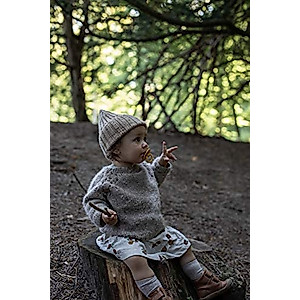 BIBS Pacifiers | Natural Rubber Baby Pacifier | Set of 2 BPA-Free Soothers | Made in Denmark | Smoke | Size 6-18 Months