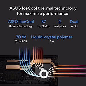 ASUS Vivobook 16X OLED Laptop, 16” 3.2K 120Hz Display, Intel Core i9-13900H CPU, NVIDIA Geforce RTX 4060 GPU, 32GB RAM, 1TB SSD, Windows 11 Home, Indie Black, K3605VU-ES94