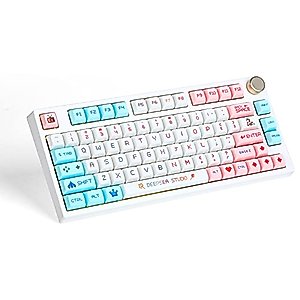 VKPROEY PBT Custom Keycaps Set 137 Keys XDA Profile Dye-Sublimation with Keycap Puller for 61/64/68/84/87/96/98/104/108 Major-Sizes Gateron MX Switches Mechanical Keyboard