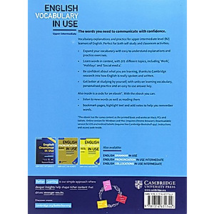 English Vocabulary in Use Upper-Intermediate Book with Answers and Enhanced eBook: Vocabulary Reference and Practice