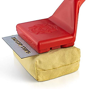 Grill Rescue BBQ Replaceable Scraper Cleaning Head, Bristle Free - Durable and Unique Scraper Tools for Cast Iron or Stainless-Steel Grates, Barbecue Cleaner (Replaceable Scraper Head)