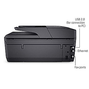 HP OfficeJet Pro 6968,Color All-in-One Wireless Printer, HP Instant Ink or Amazon Dash replenishment ready (T0F28A)