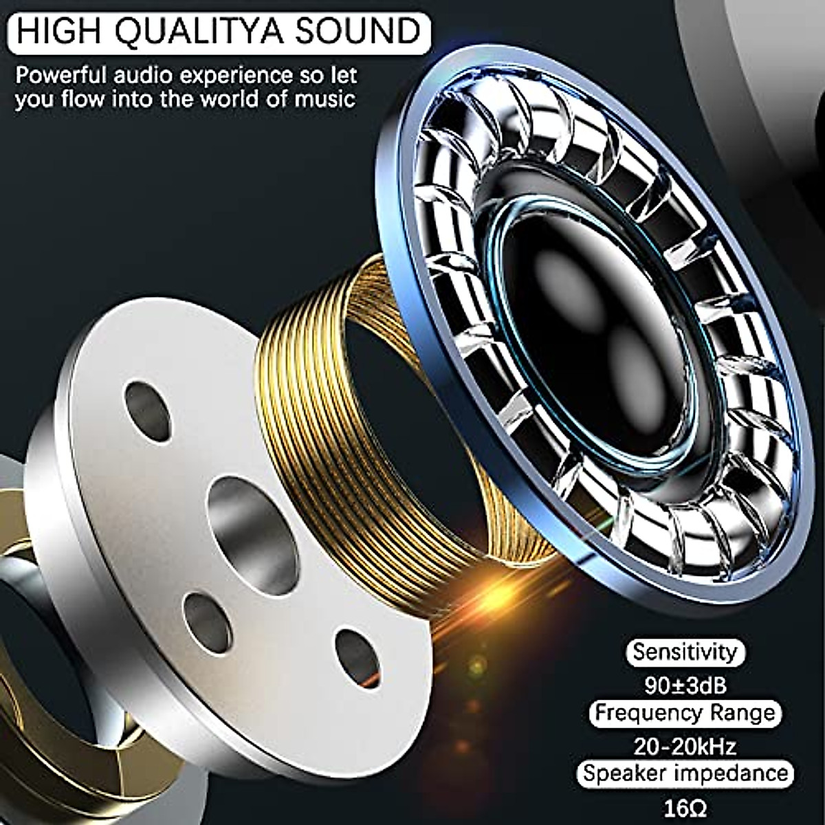 3 Pack Earbuds Headphones with Microphone & Remote, lyfLux in Ear Earphone Stereo Sound Noise Isolating Tangle Free, with Heavy Bass, for Smartphones, Laptops, Fits 3.5mm Interface Device (Black)