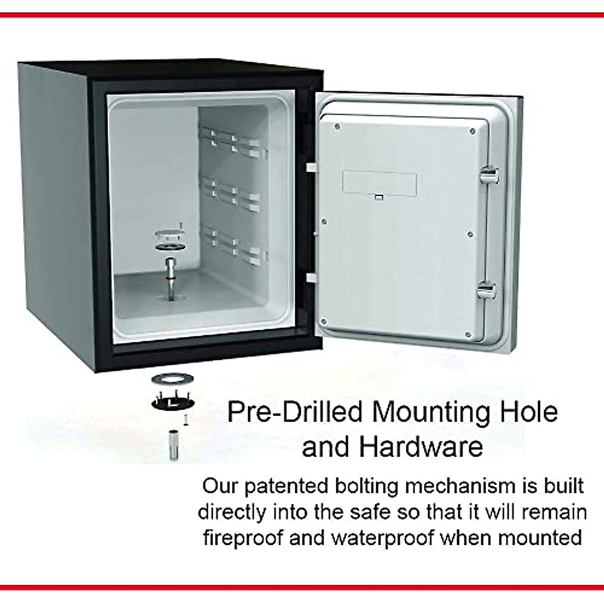 Honeywell Safes & Door Locks - 2609 Steel Submersible Waterproof 2 Hour Fire Safe; Digital Lock; Motion Alarm, 2.39 Cubic Feet Capacity, 27.8 Inches High x 18.1 Inches Wide x 21.6 Inches Deep, Black