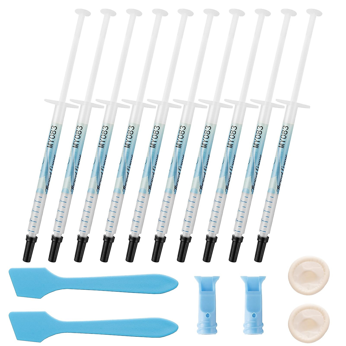 MY083-10pcs(1PCS-1g)-CPU Thermal Paste 8.3W/m- Thermal Compound Heatsink Paste Silicon Grease for PC CPU GPU LED PS4