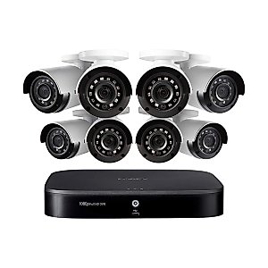 Lorex 1080p HD 8-Channel Security System with eight 1080p HD Weatherproof Bullet Security Camera and Advanced Motion Detection