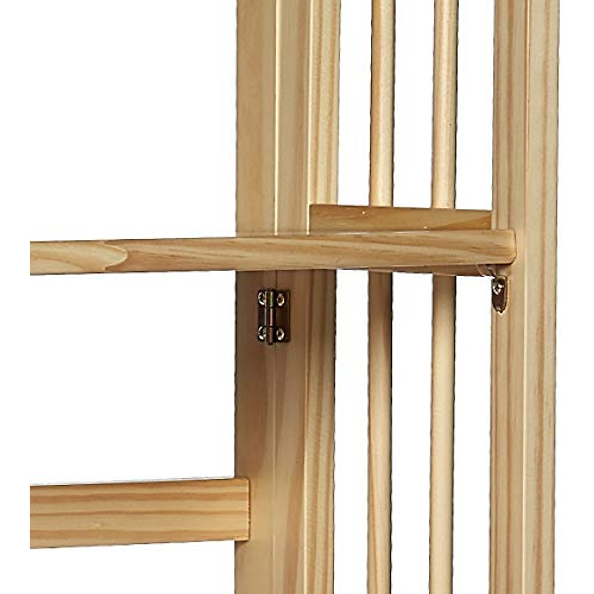 Casual Home 3-Shelf Folding Stackable Bookcase (27.5" Wide)-Natural