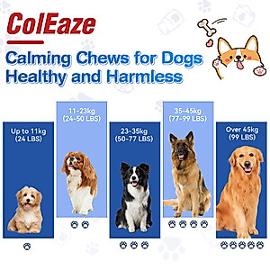 Calming Chews for Dogs - Dog Anxiety Relief - Dog Calming Treats - Dog Calming Chews 120 Count - Chicken Flavor