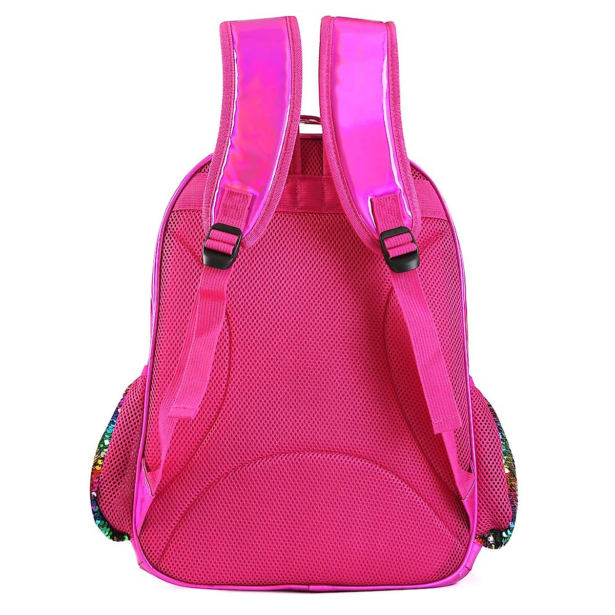 Sequin silly rainbow Backpack for girls kindergarten elementary School Backpack Kids Glitter Bookbag Mermaid Backpack sparkle reverse glitter backpack(Orchid)