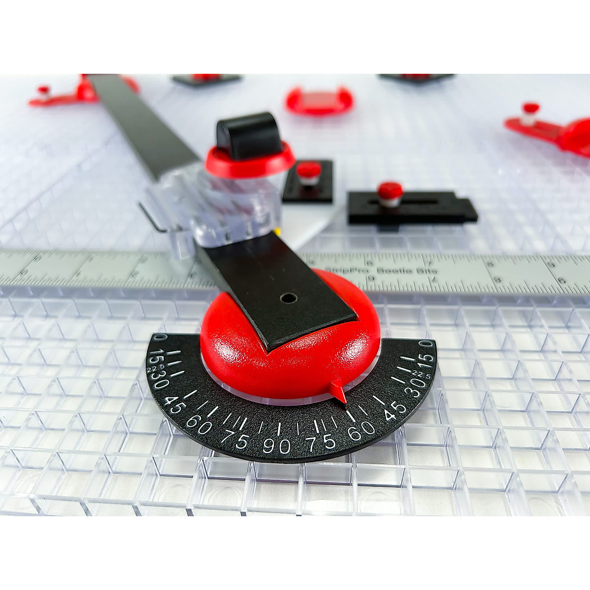 Creator's Ultra Beetle Bits Everything Glass Cutting System - Complete with 6-Pack Waffle Grids and Push Button Flying Beetle Glass Cutter Included - Made in The USA