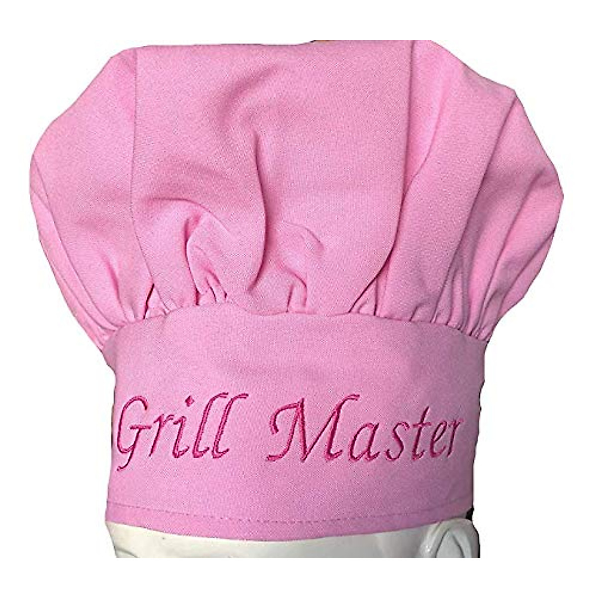 CHEFSKIN Grill Master Pink Chef Hat, Fully Adjustable Great Gift
