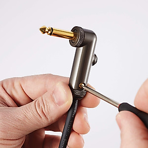 D'Addario Accessories Wireless Transmitter Instrument Cables - Right Angle Plug (PW-WGRA-02)