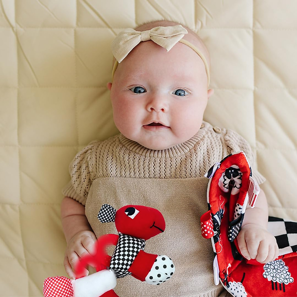 Genius Baby Toys 9" Caterpillar Teether, Teething Toy for Babies and Infants