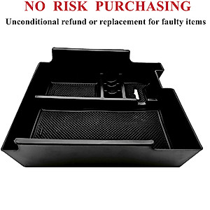 EVTIME Center Console Organizer Interior Storage Box fit for Ford Explorer 2019 2018 2017 2016 2015 2014 2013 2012 Accessories Armrest Secondary Storage Tray