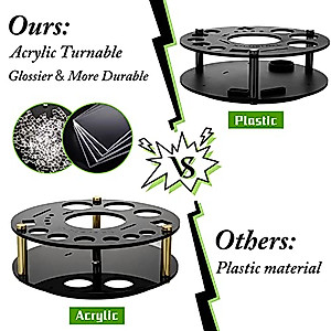 X-cosrack 19-Piece Bar Set,Gold Cocktail Shaker Set for Drink Mixing:Stainless Steel Bar Tools with Rotating Stand,Professional Bartender Kit for Home Bars, Parties