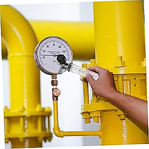 OKUMEYR 2pcs Barometer Flowmeter for Home Gas Flowmeter Gas Flow Meter Measurement Tool Air Flow Meter Flowmeter Argon Flowmeter Tube for Air Argon Flowmeter Regulator Transparent Plastic