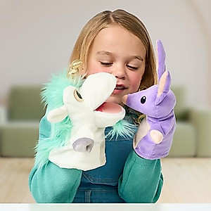 Bob Bilby and Unicorse Plush Puppets Exclusive 2 Pack | Bob Bilby and Unicorse are The Perfect Size to Fit onto Toddler's Hands | Made with Deluxe Fabrics and Featuring Embroidered Details