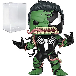 POP Marvel: Venom - Venomized Hulk Funko Pop! Vinyl Figure (Bundled with Compatible Pop Box Protector Case) Multicolored 3.75 inches