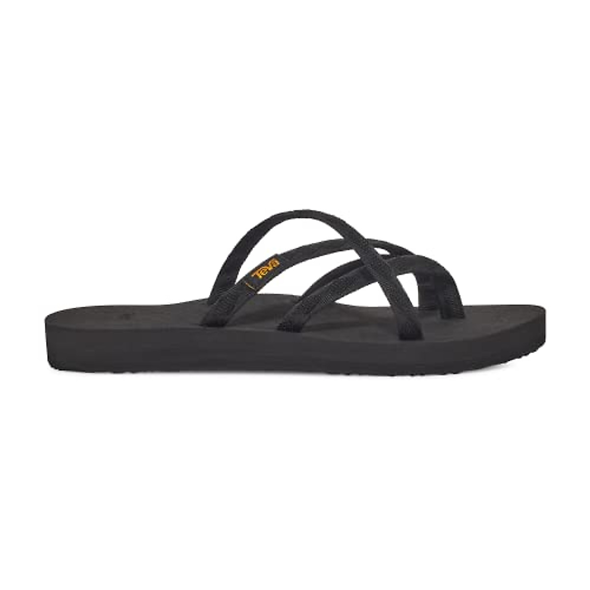 Teva Women's Olowahu Flip-Flop - 9 B(M) US - Mix Black on Black