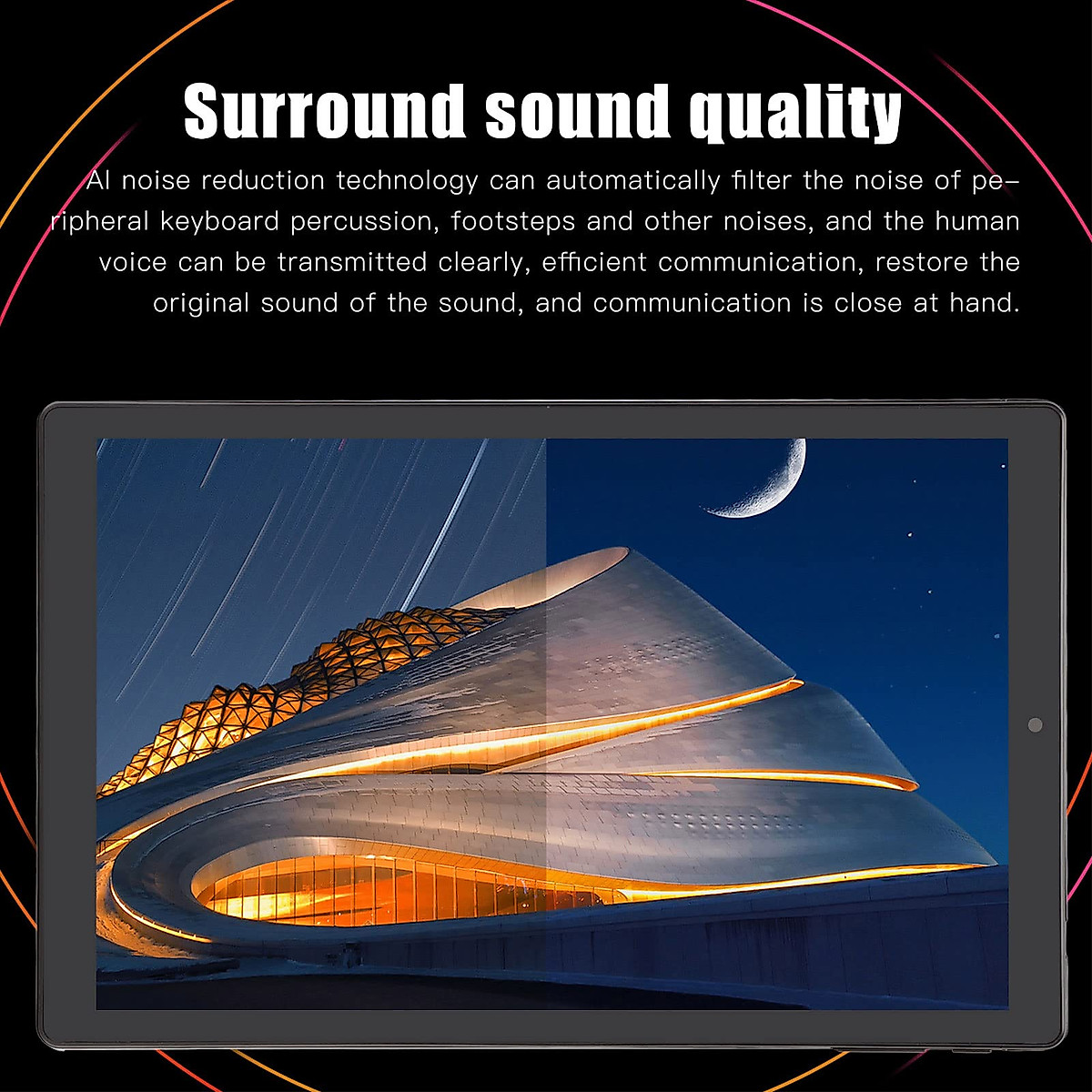 Septpenta 10.1 Inch Tablet with Deca Core CPU Processor, Dual Anti Blue Light, C Type Port Charging, Dual Sim Dual Standby, Multi Language Support for Movies, Videos and Games(USA)