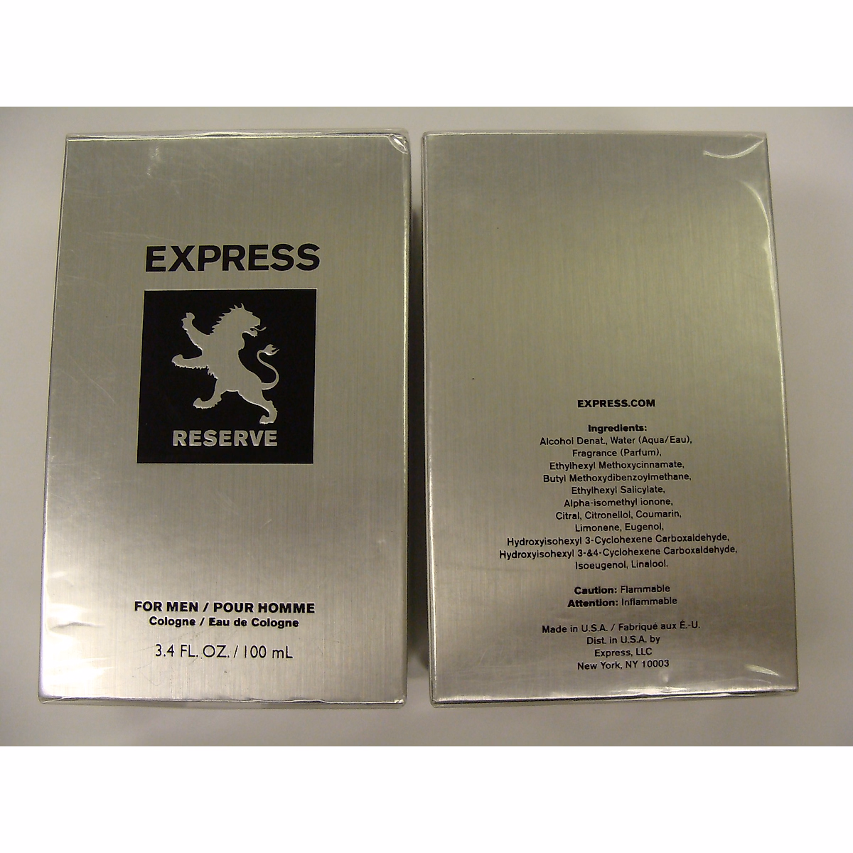 Express Reserve for Men 3.4 oz Cologne New in Box