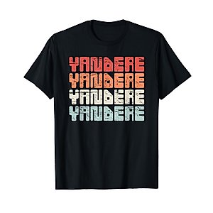 Distressed Retro Yandere Anime T-Shirt