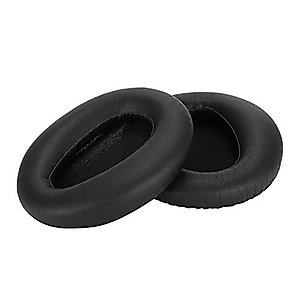 2pcs Replacement Ear Pad Cushion for Sony MDR-10RBT MDR-10RNC MDR-10R Earphone Headset (Black)