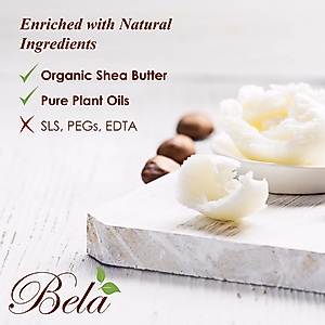 BELA Extra Creamy Goat Milk Soap 3.3 OZ Pack of 6, Long Lasting French Triple Milled Bar Soap Enriched with Organic Shea Butter, Hand, Face and Body Wash Bar, Made in Australia