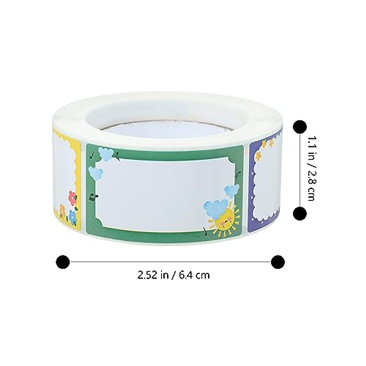 1 Roll Blank Name Tags Name Labels for Daycare Label Sticker Name Tag Sticker Small Labels Stickers Sign Labels Sticky Name Tags Students Stick Notes Small Sticker Labels