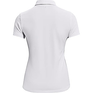 Under Armour Zinger Short Sleeve Golf Polo, White (100)/White, Small