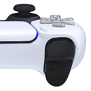 eXtremeRate Ergonomic Split Dpad Buttons (SDP Buttons) for PS5 Controller, Clear Independent Dpad Direction Buttons for PS5 Edge, for PS4 All Model Controllers - Controller NOT Included