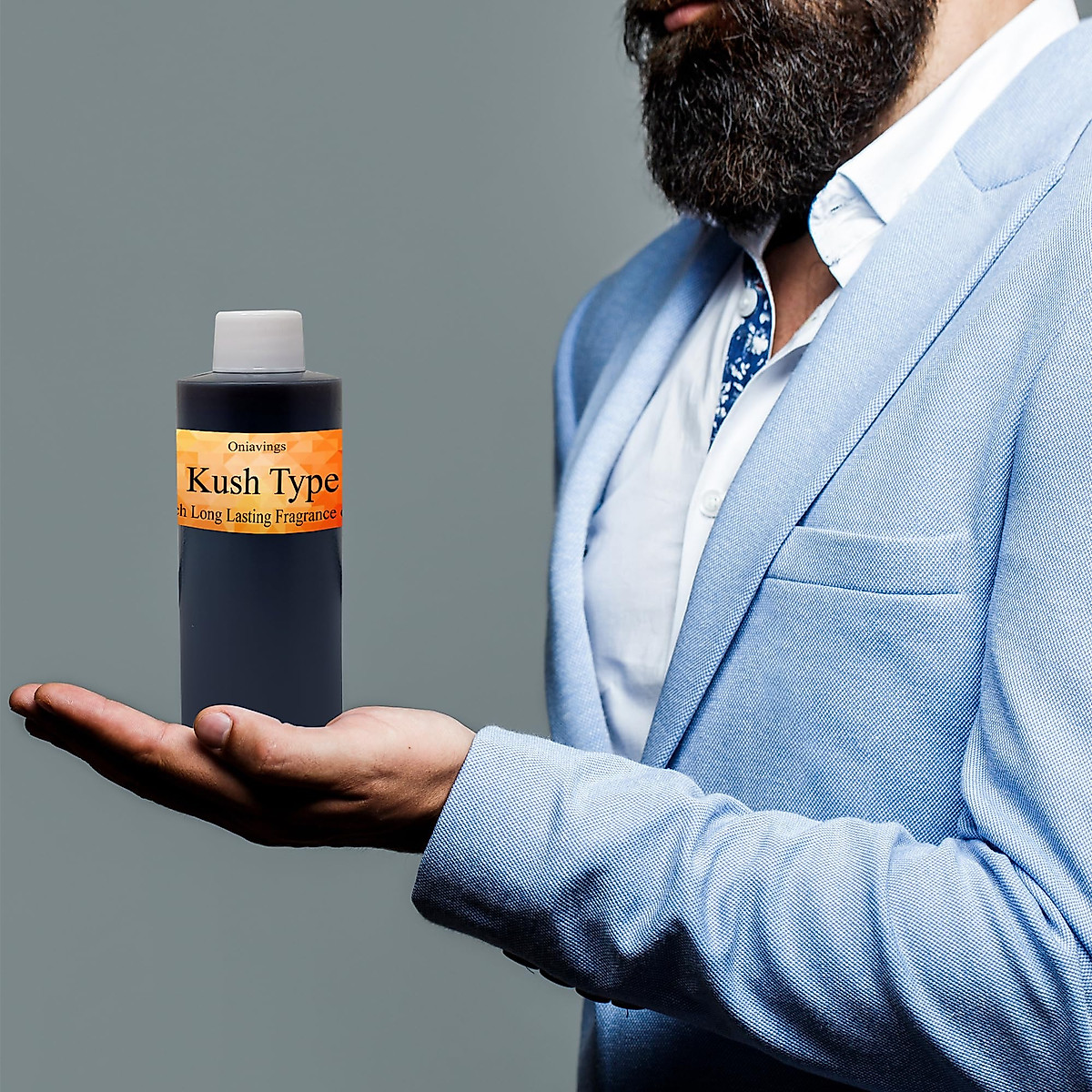 Onisavings KUSH TYPE BODY OIL ESSENTIAL, FRAGRANCE, EXCELLENT QUALITY,AND STRONG AROMA KUSH Body Oil Scented Fragrance (10oz)