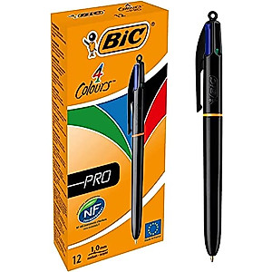 BIC 4 COLOURS PRO ASSORTED 902129 PK12