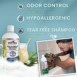 Puppy Shampoo for Puppies 8 Weeks Old and Conditioner with Aloe & Oatmeal for for Small Dogs to Large with Dry Itchy Sensitive Skin Dog Wash Itch Relief Hypoallergenic Puppy Wash Bathing Supplies