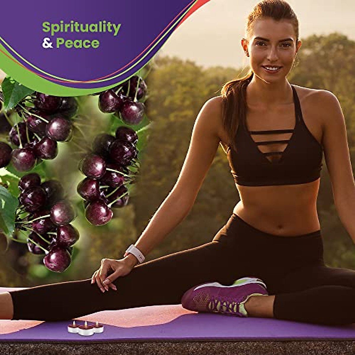 Black Cherry Candle Scented Candles Tea Lights Candles - Black Cherry Tealights - 30 Pack - Black Cherry Tea Lights with 3-4 Hour Burn Time Tea Candles - TeaLight Candles for Holiday, Wedding and Home